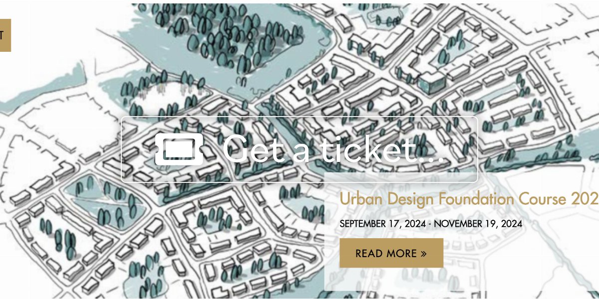 Urban Design Foundation Course 2024