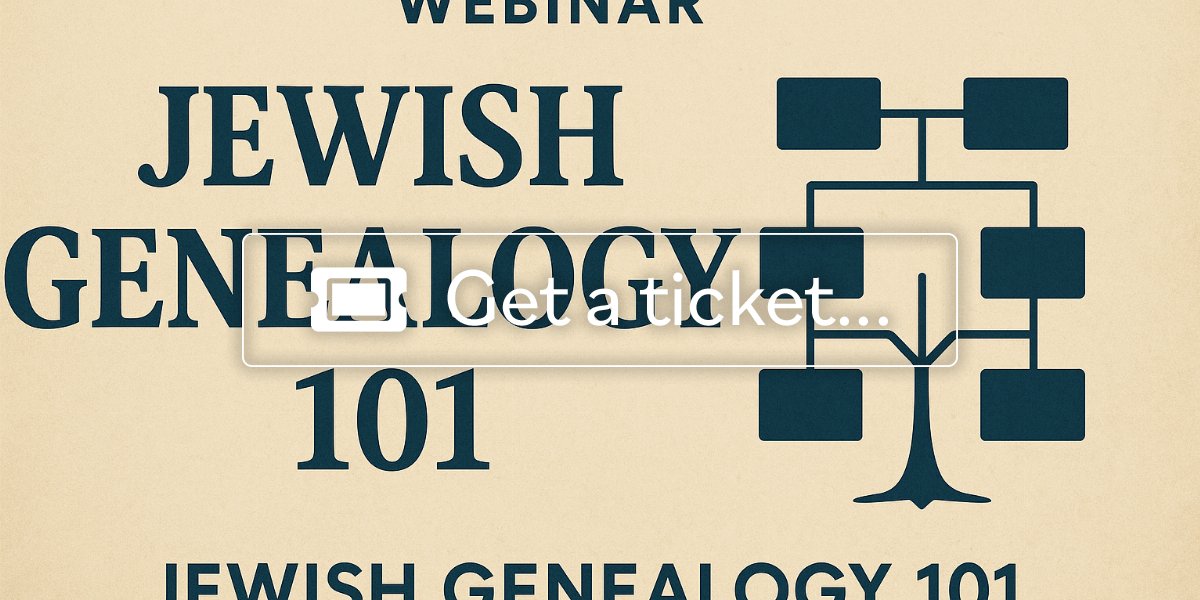 Jewish Genealogy 101